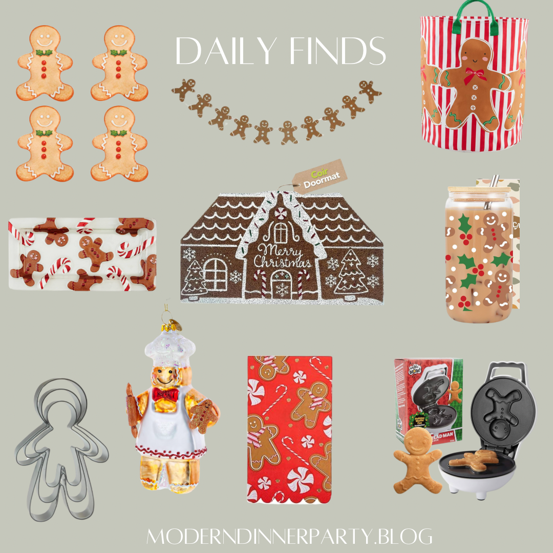 Gingerbread Man In The House! – Modern Dinner Party